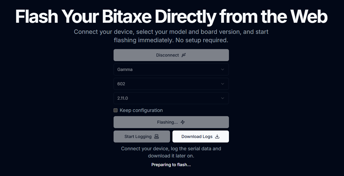 Bitaxe Webinterface Probleme: Dashboard leer, API 401 Unauthorized nach ...